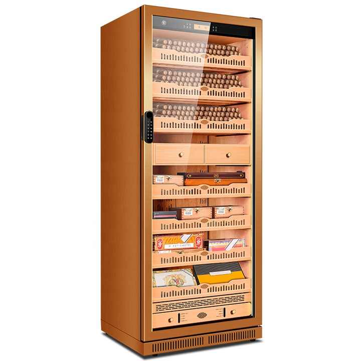 275C Cedar Wood Electric Humidor Cigar Cabinet Cooler New Design ...