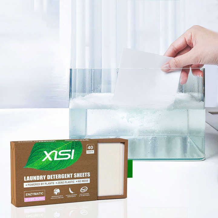 Eco-friendly Laundry Detergent Sheets by XISI - Sustainable & Efficient