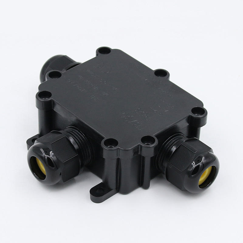 IP68 Rating Outdoor Junction Boxes Electrical Connection Box 3-Way ...