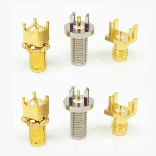 SMA Straight Female Connector - 50Ω PCB Mount RF Connector