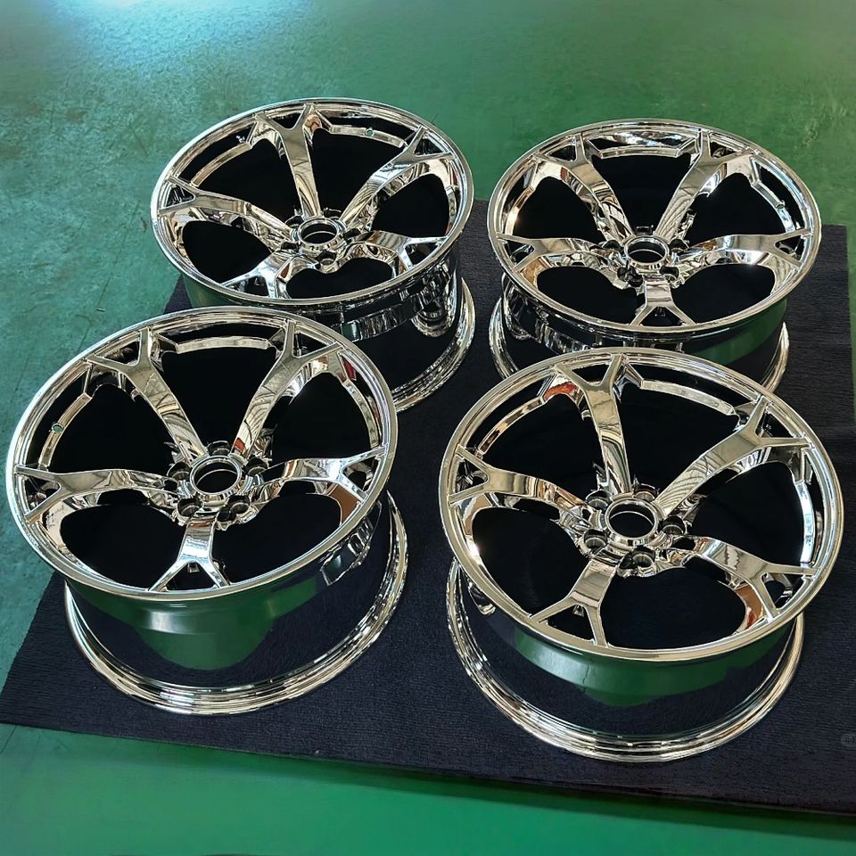 Chrome Forged Nismo V1 Wheels for Nissan 300z 350z 370z Infiniti Q50 ...