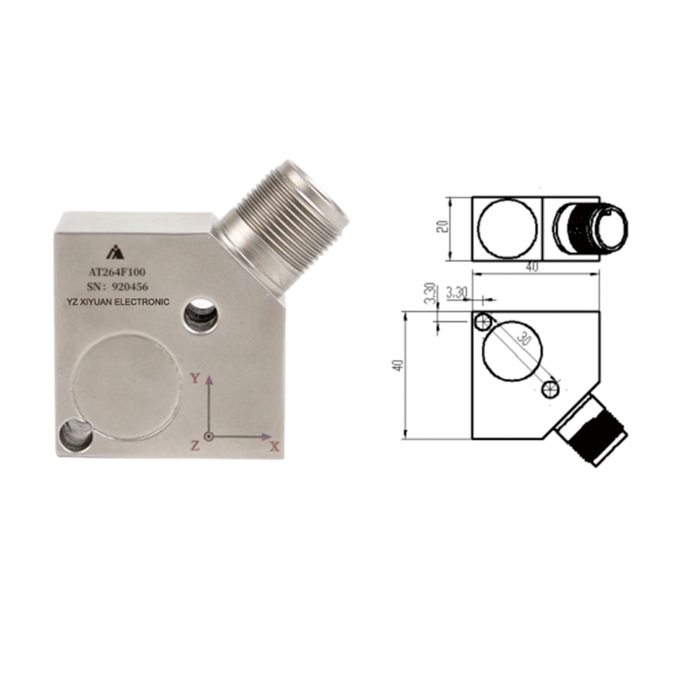 Output Piezoelectric Triaxial Vibration Sensor with Temperature ...