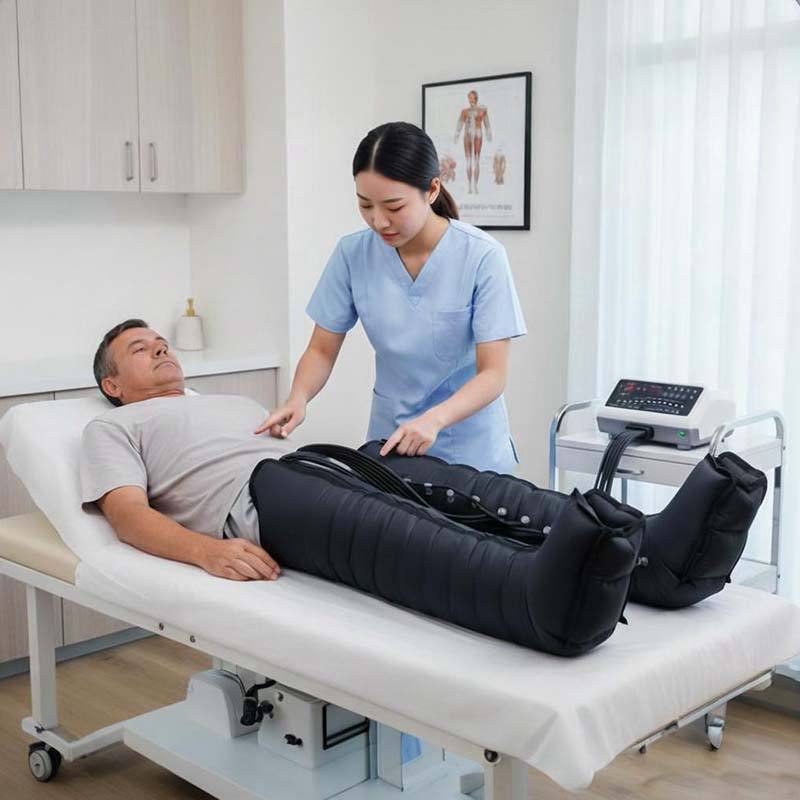 New Trending Air Compression Therapy Legs Compression Boots 12-Chamber ...