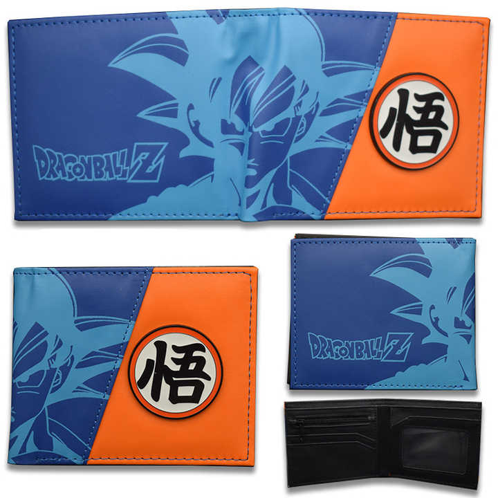 Wholesale Anime Character Dragon Cartoon Goku Wallet Purse Short PU ...