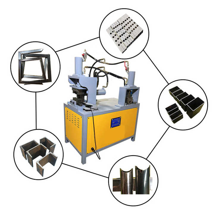 Round Pipe Hydraulic Tube End Notching Machine Tube Notcher 90 Degrees ...