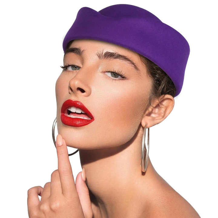 HZM-25138 Custom Hat Wool Airline Pilot Caps Flight Stewardess Beret ...