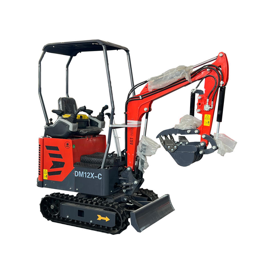 High Productivity AGT DM12X-C 1.2Ton Hydraulic Crawler Farm Digger ...