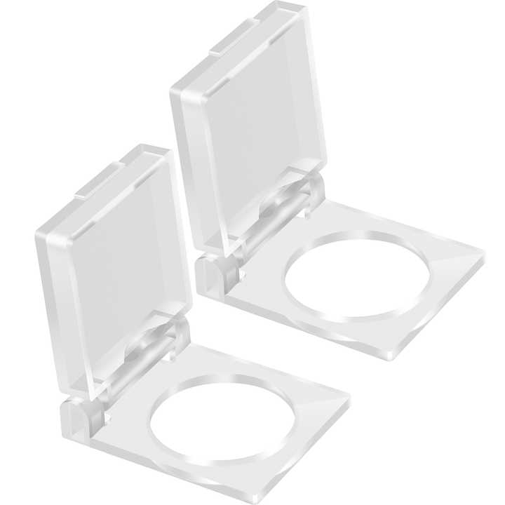 16mm Transparent Plastic Push Button Cover For Elevators, Oem
