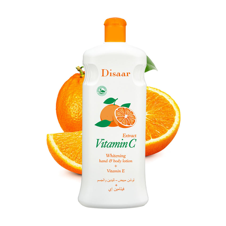 Disaar 600ml Vitamin C Body Lotion - Nourishing & Brightening