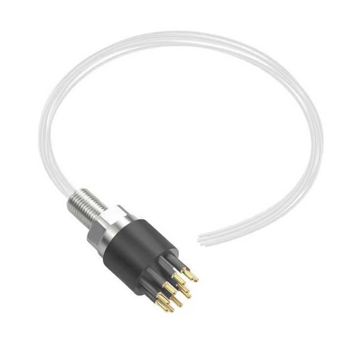 MCIL10F/MCBH10MSS 10 Pins Subsea Male Bulkhead and Female Inline Cable ...