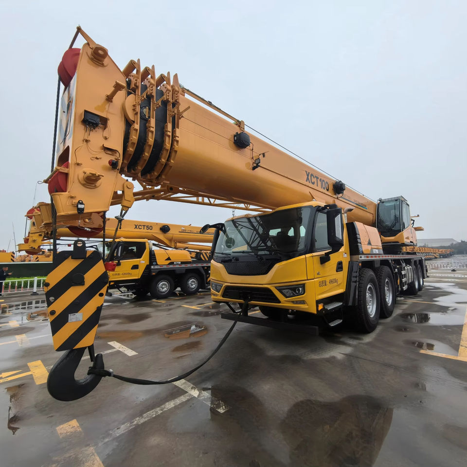Mobile Electric Lifting Equipment Track Crane XCT100G5-1 Five-Arm 100T ...