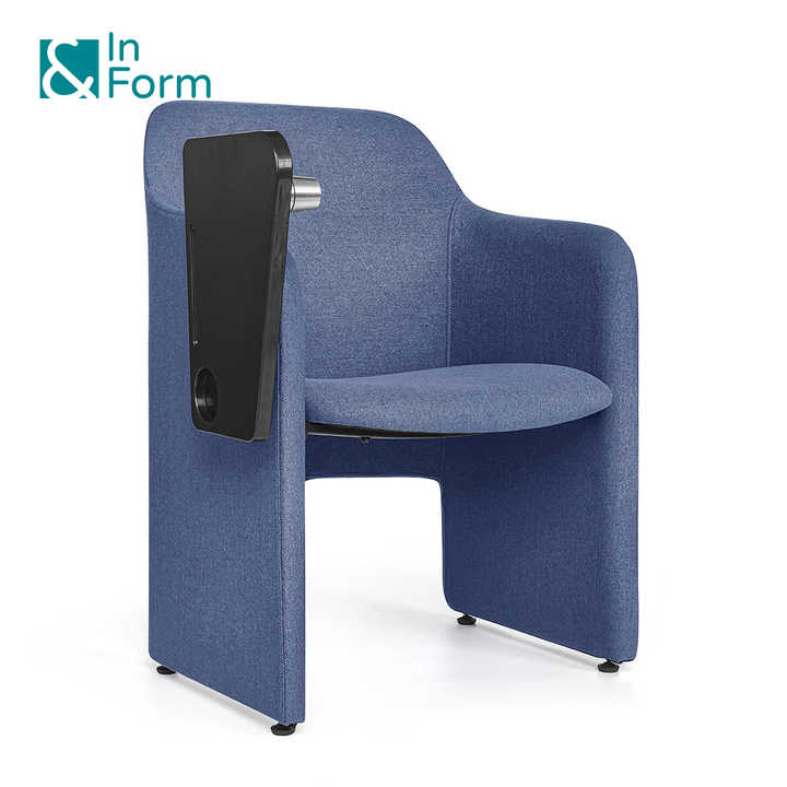 Foldable Writing Pad Tablet Upholstered ArmChair Nordic Design School ...