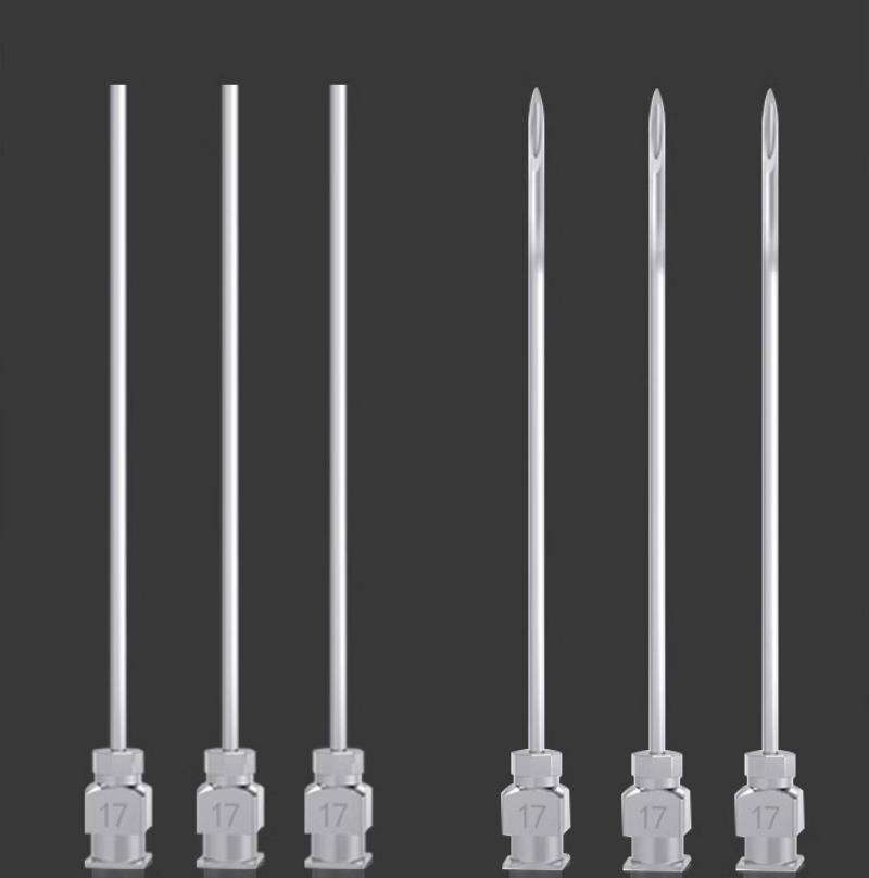 Industrial Stainless Steel Tube Length 100mm Pointed Dispensing ...