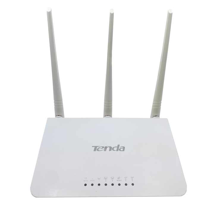 Tenda F3 Router - 300mbps Wifi, 4 Ports, Bluetooth Support