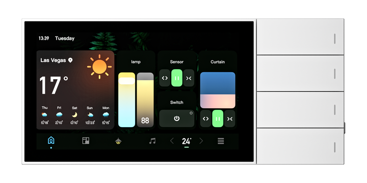 Nature 7 PRO Smart Home Control Panel - Lifesmart Gaming Room Alexa