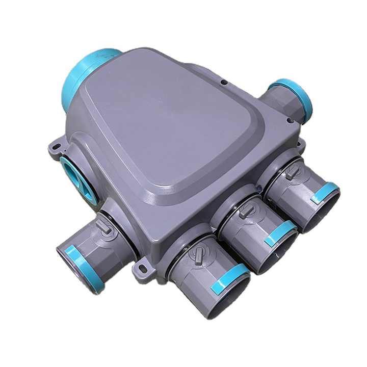 Fresh Air PE Pipe Bellows Distributor Muffler Splitter Pipe Branch Box ...