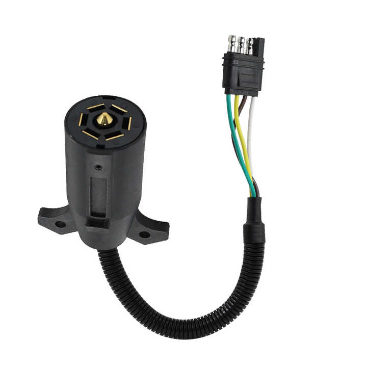 SAE 4-Core RV Trailer Wiring Harness Power Cable SAE 4-Pin Socket ...
