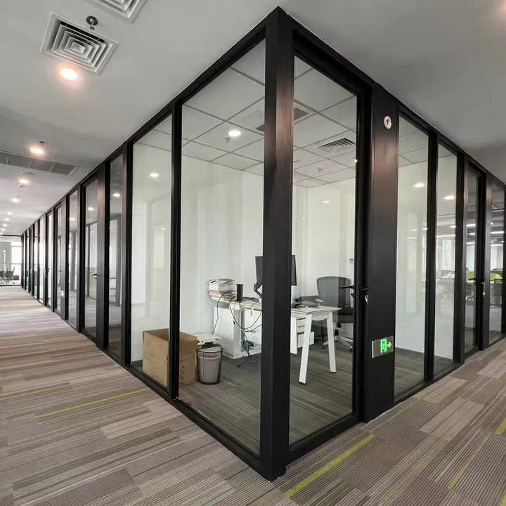 High-end Fire Rated Glass Partition Wall for Office 2 Hour Fire ...
