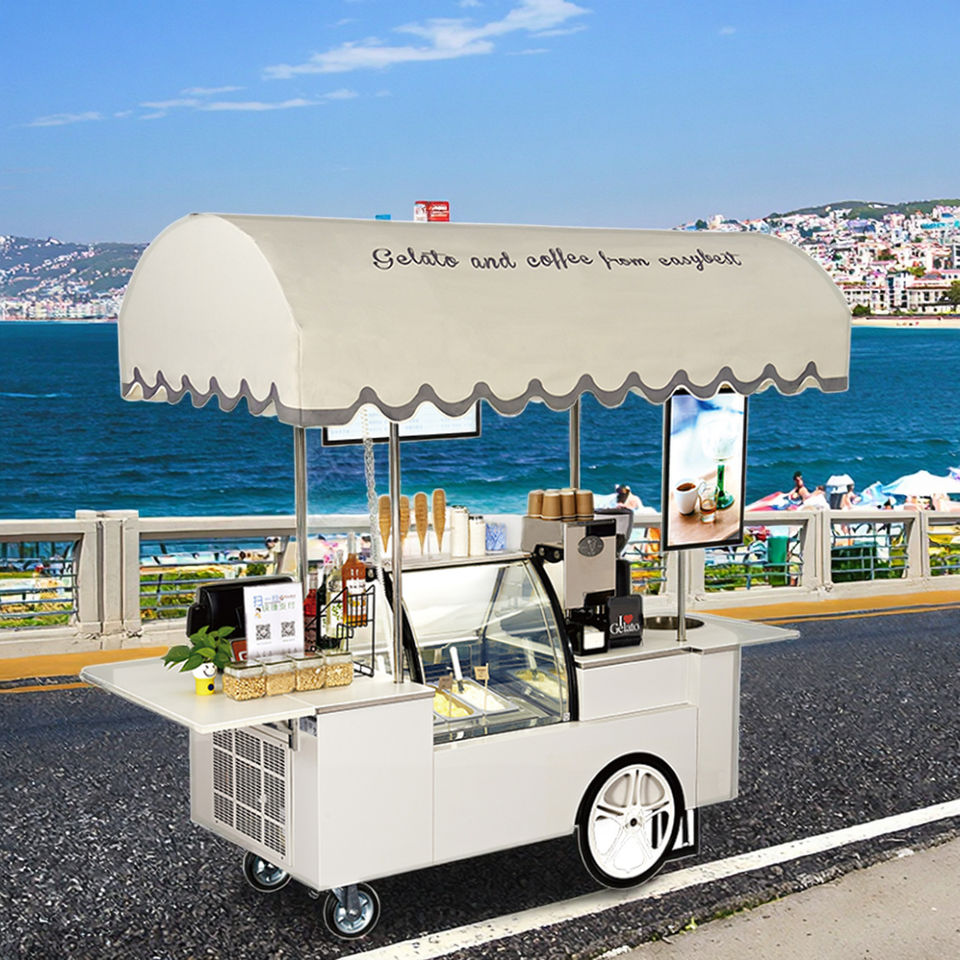 Factory Hand Push Cart Ice Cream Push Cart| Alibaba.com