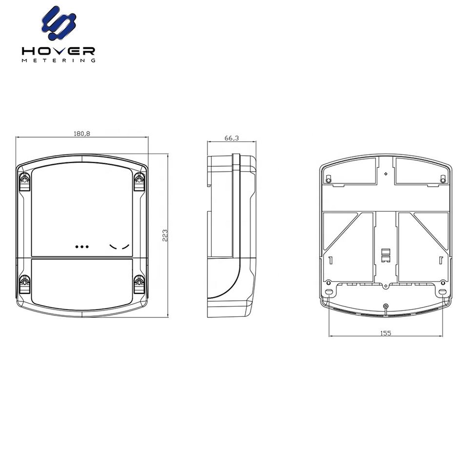 High Quality HOVER HY-GYS123 Smart Energy Meter Case Three Phase IP65 ...