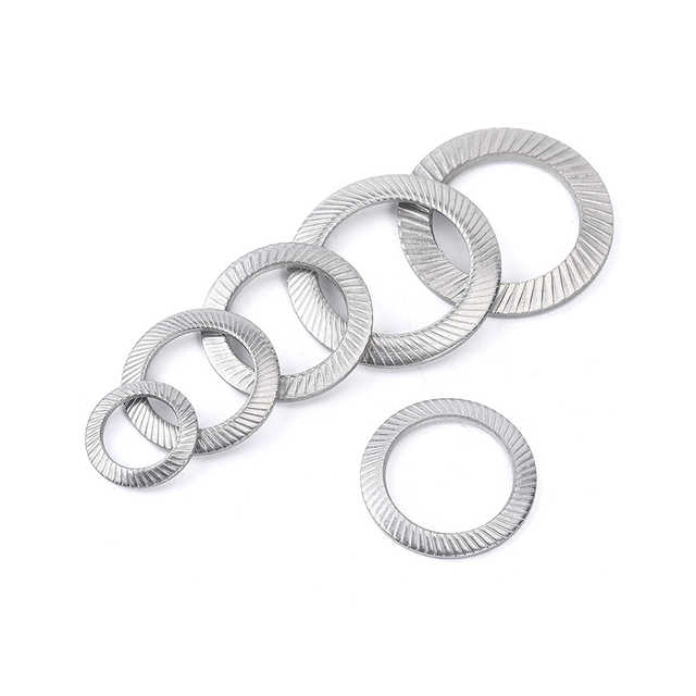 M4 M5 M6 M8 M10 M12 M16 Wedge Locking Washers - Stainless Steel 304