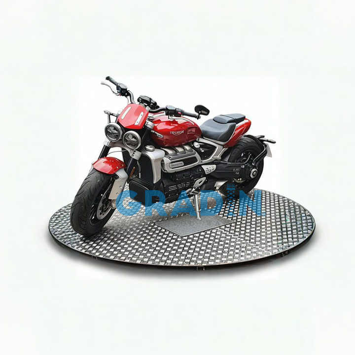 Motorbikes Rotating Platform - 360 Degree Showcase Turntable