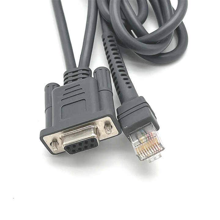 Customized RS232 DB9 serial port interface to RJ50 cable POS terminal ...