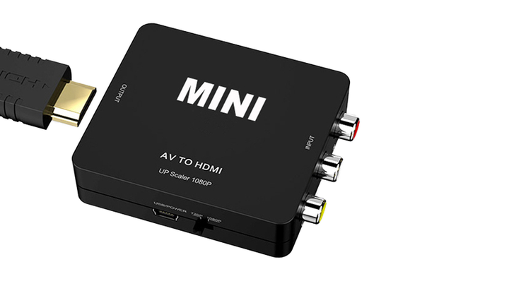 Black RCA2HDMI 3RCA to HD AV2HDMI Converter with Scaler up to 1080p ...