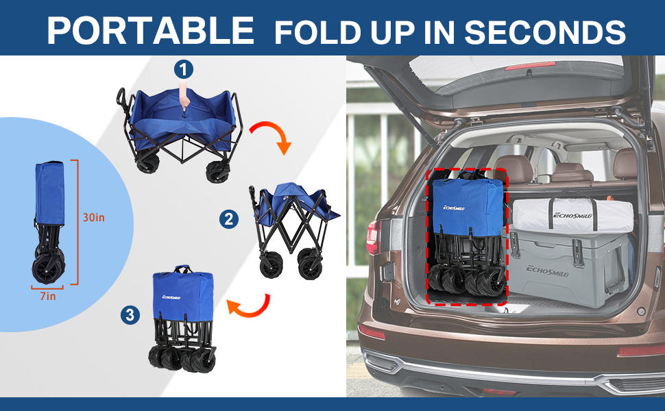 Camping folding all-terrain practical ATV outdoor camper four-wheeled ...