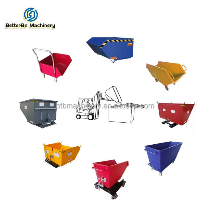 Forklift Steel Dumpster Tipping Bin - Efficient Waste Collection
