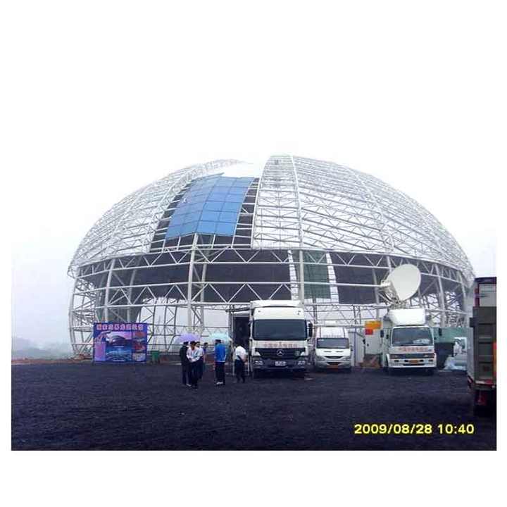 LF-BJMB Steel Space Frame Dome Roof Structure Steel Convention Hall ...