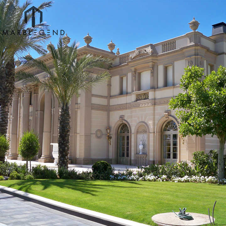 Exterior Stone Entablature - Portugal Limestone Cladding