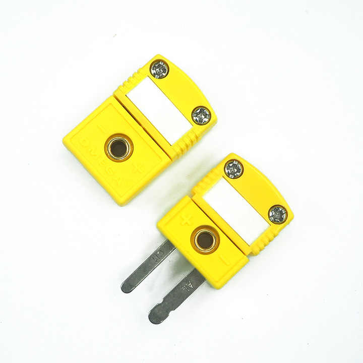 K Type Thermocouple Plug Socket Connector Round Pins Male and Female ...