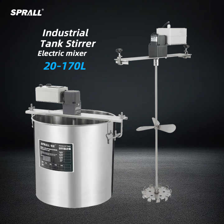 SPRALL Industrial Liquid Mixer - Efficient & Customizable