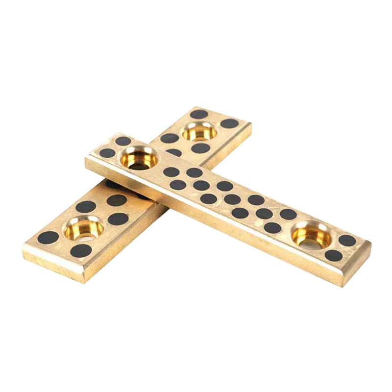 Bronze Wear Plate Self-Lubricating Sliding Pads Graphite Insert ISO ...