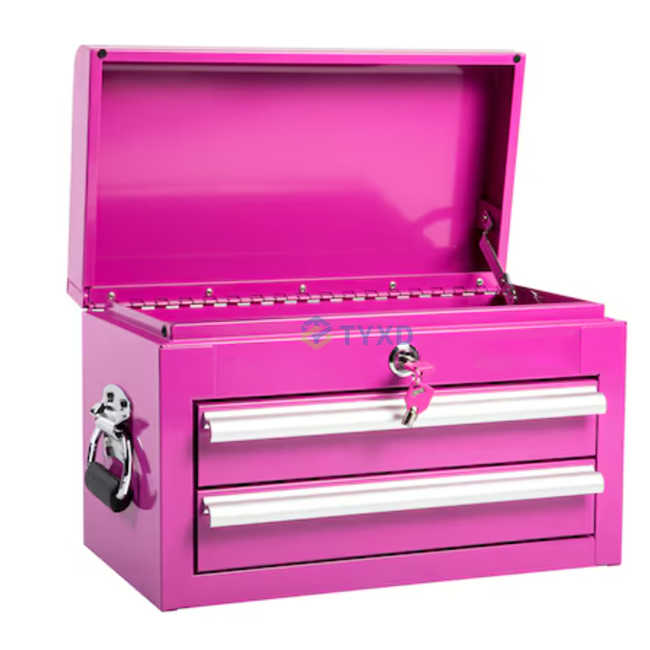Steel Pink Pet Grooming Tack Tool Box - Sustainable & Durable