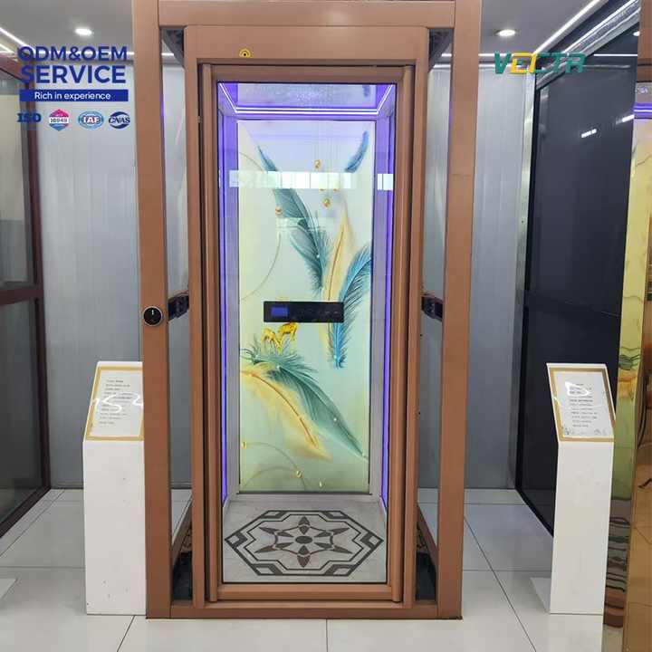 Modern Open Push Hand-Operated Door for Home Elevators Heaven and Earth ...