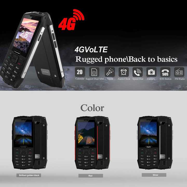 Cheapest Portable Mini 4G HAMTOD H3 Rugged Phone EU Version