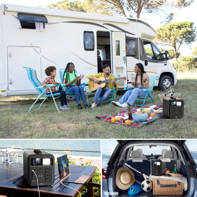 700w Portable Power Station 500 Watt 540wh 700W 1000 Watt Solar ...
