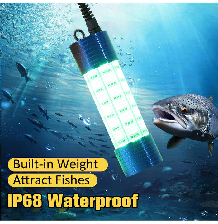 Osum Compact 300W Portable LED Fish Attracting Lights for Night Fishing ...