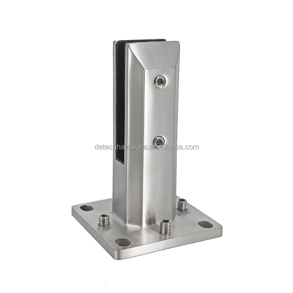 Marine Grade 2205 Stainless Steel Glass Railing Heavy Duty Clamp ...