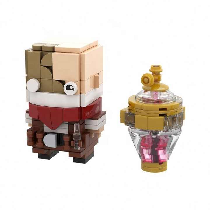 Funbuild Jinx Brickheadz Action Figure Role Video Game MOC Werewolf ...