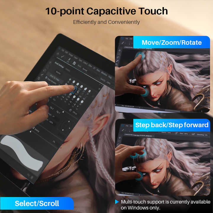 Huion Kamvas Pro 19 4K Digital Drawing Graphics Tablet