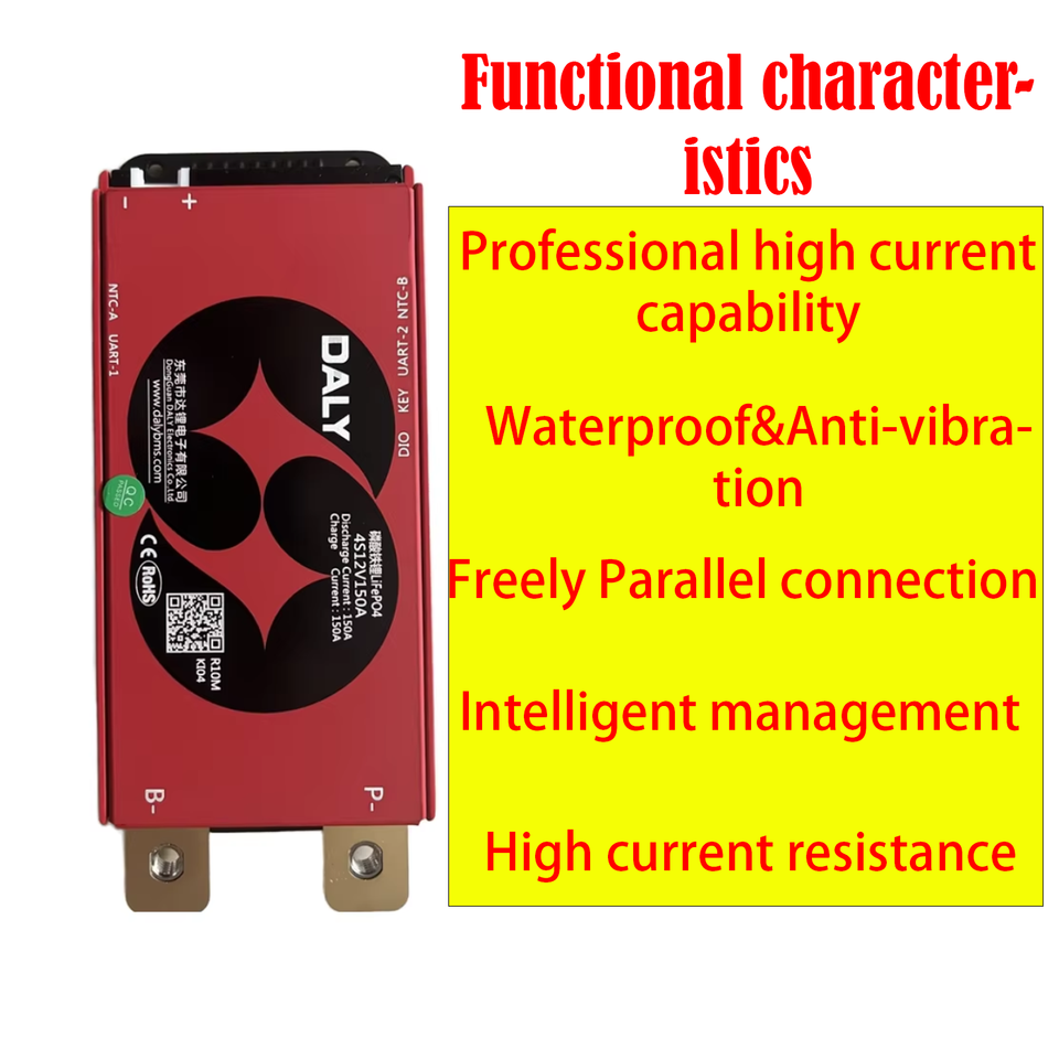 Daly Smart Portable Power Supply 40A-100A AGV K Type Smart BMS for 3S-24S 12V-72V Compatible Li ...