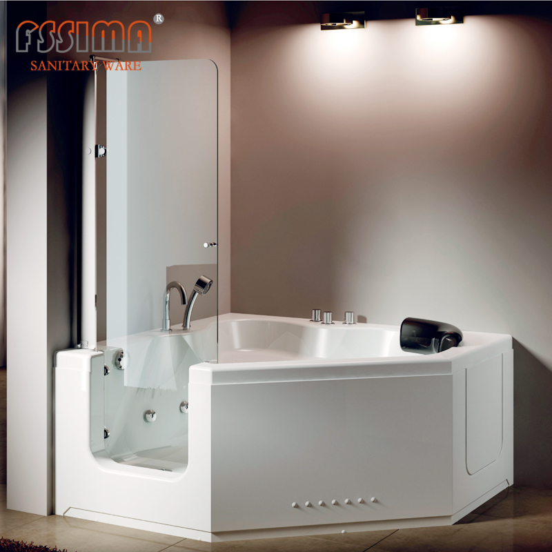 walk in tub bathtub shower combo corner bath tub