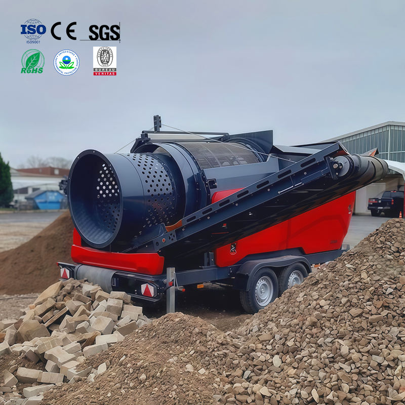 Compost Trommel Screen - Efficient Material Screening