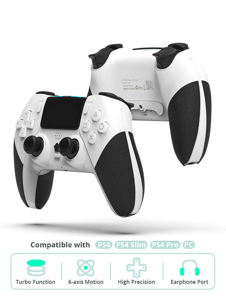 Wired Game Controller for PC Vibration Dual Motion Sensing Turbo Button ...