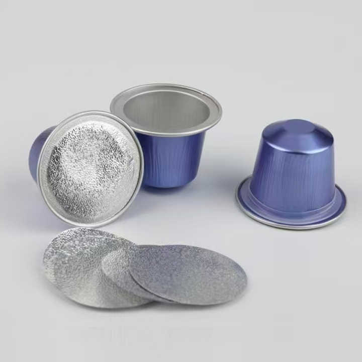 Coloful 15ml Coffee Capsule Powder Nespresso Freeze-dried Aluminum Cup ...