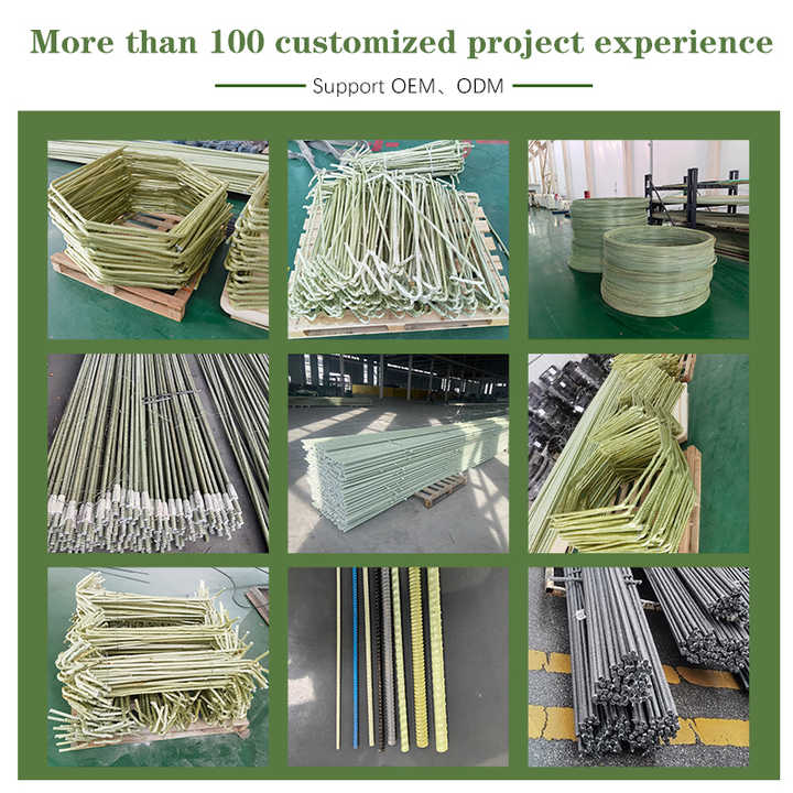 GFRP Glass Fiber Rebar Epoxy Composite Fiberglass Reinforcing Bar for ...