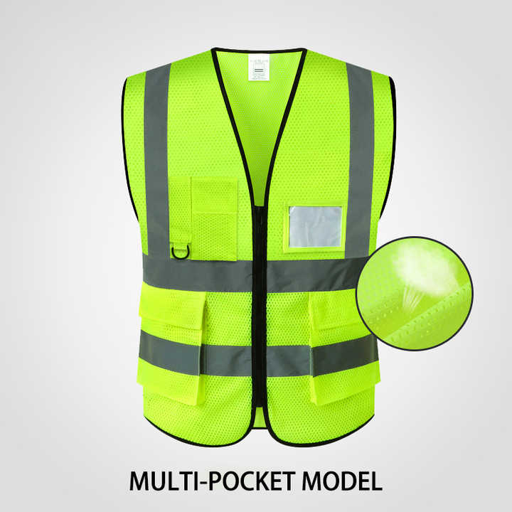 Logo Reflective Tactical Vest for Hi Vis Road Industrial Mesh ...